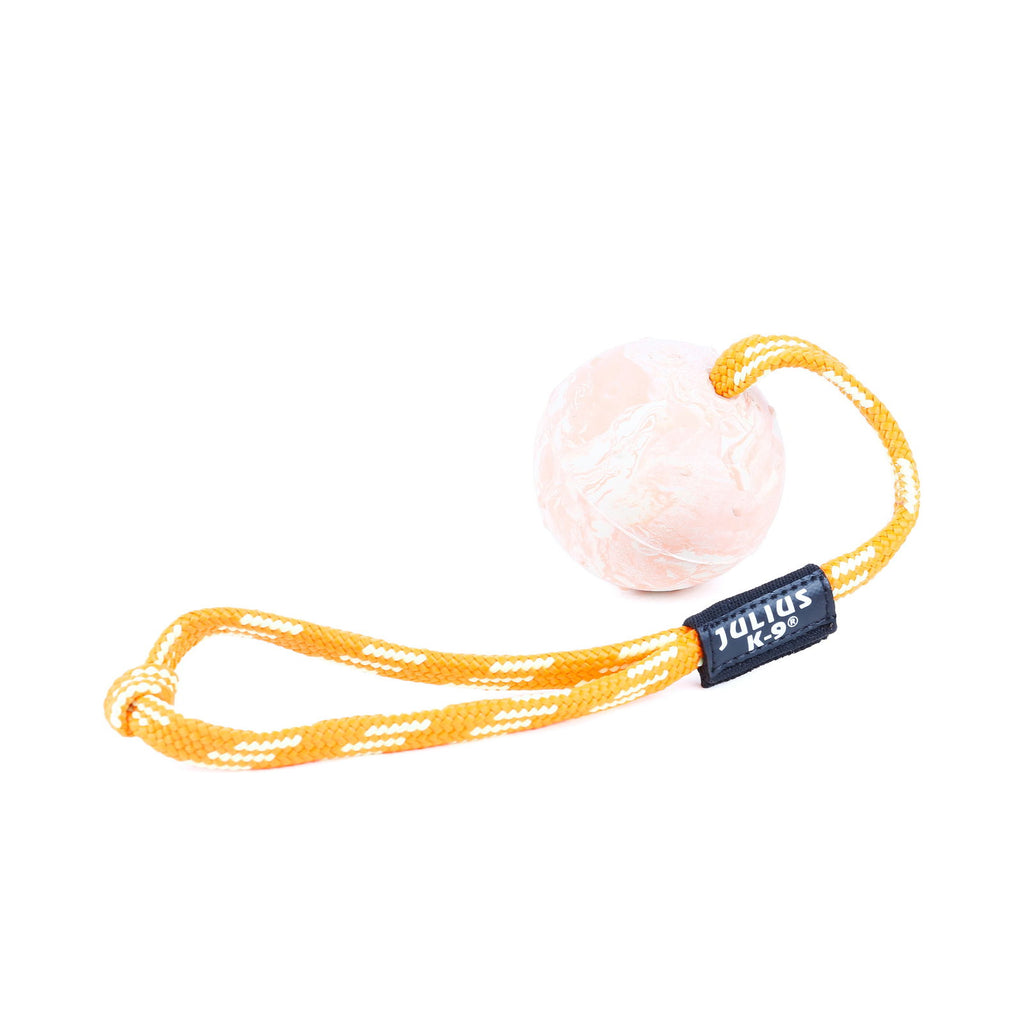 IDC® Natural rubber ball with string + Handle | JULIUSK9® CANADA